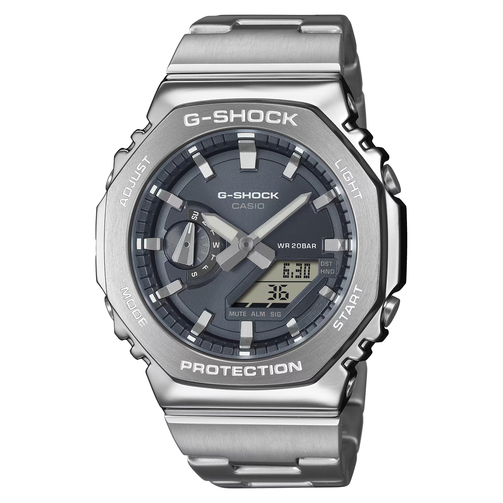 G-Shock Men Full Metal Analog-Digital Watch – Albatel